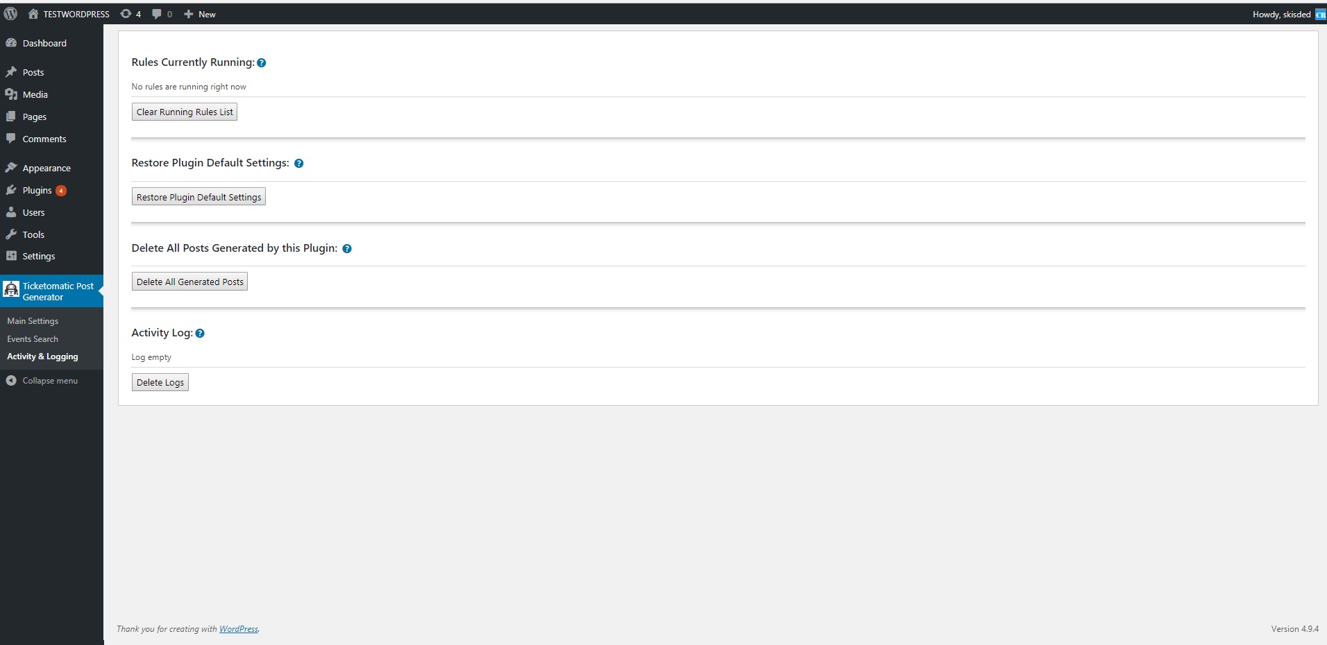 Ticketomatic Automatic Post Generator Plugin for WordPress by CodeRevolution